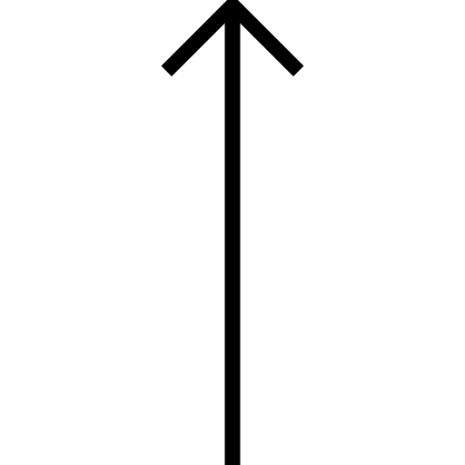 Arrows slim up icon svg png free download