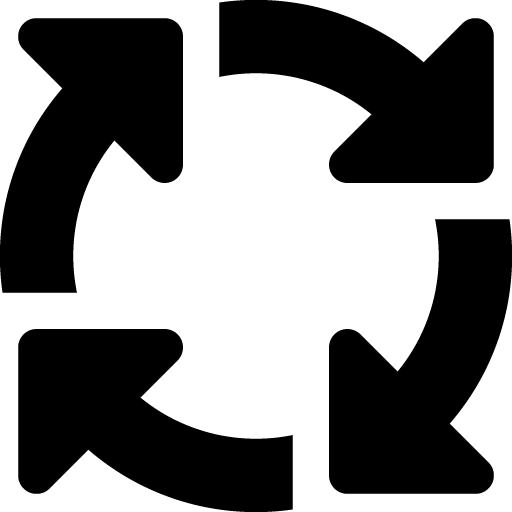 Arrows spin icon svg png free download