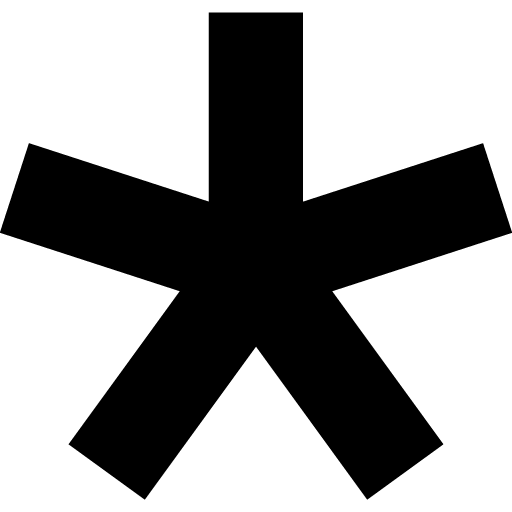 Asterisk icon svg png free download - 6