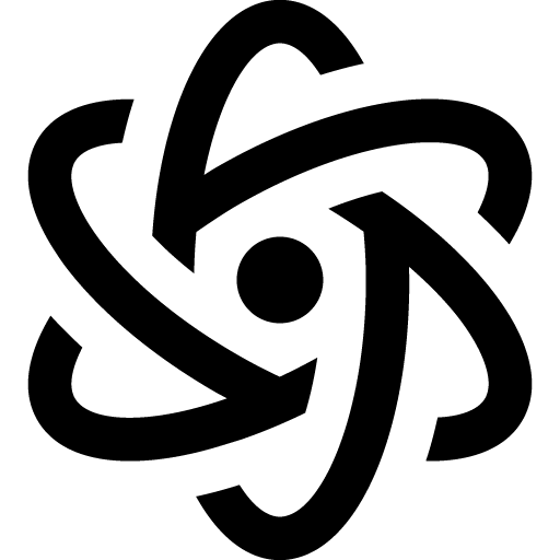 Atom icon svg png free download