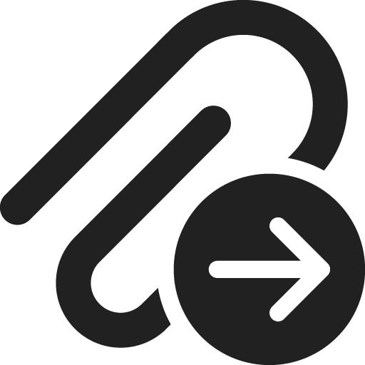 Attach arrow right icon svg png free download