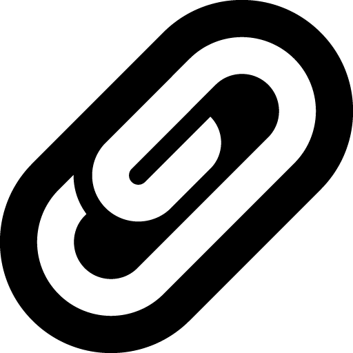 Attachment outline icon svg png free download