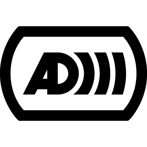 Audio description icon svg png free download