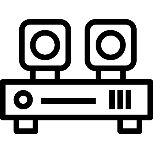 Audio system icon svg png free download