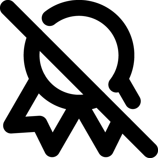 Award off icon svg png free download