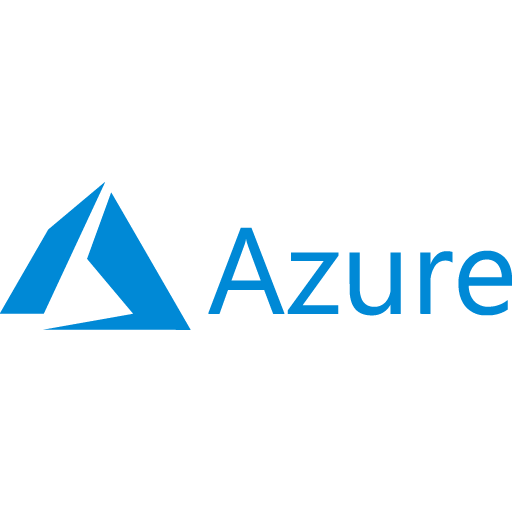 Azure wordmark icon svg png free download