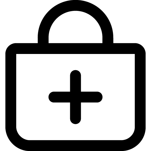 Bag add outline icon svg png free download