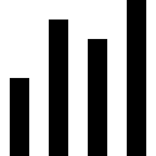 Bar chart square icon svg png free download - 2