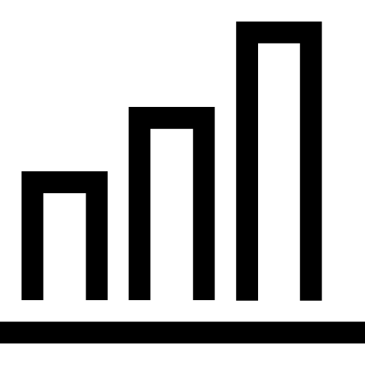 Bar chart icon svg png free download - 3