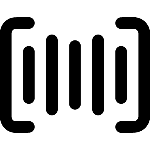 Barcode outline icon svg png free download