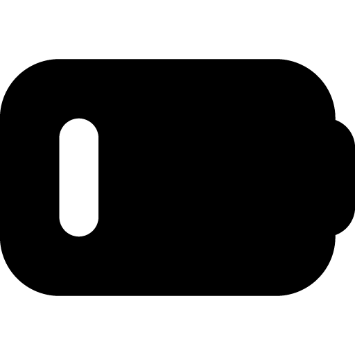 Battery 1 filled icon svg png free download