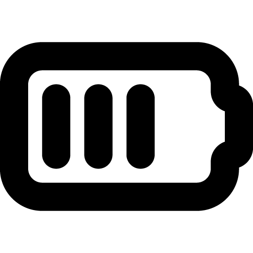 Battery 3 icon svg png free download - 3