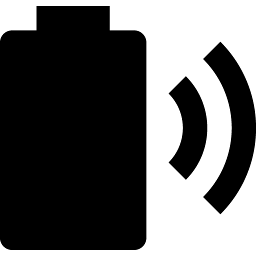 Battery charging wireless icon svg png free download