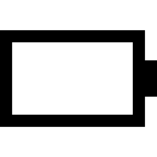 Battery empty icon svg png free download - 3