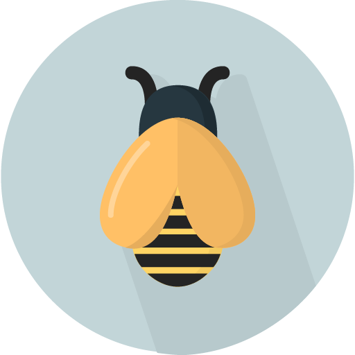 Bee icon svg png free download