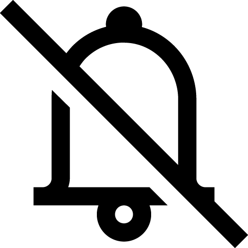 Bell slash icon svg png free download - 2