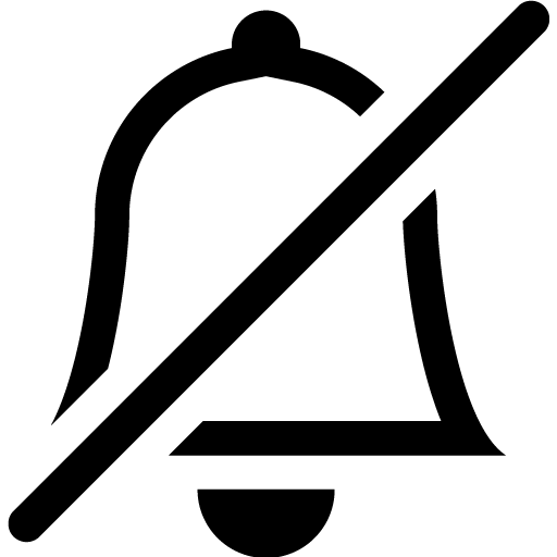 Bell slash icon svg png free download - 3