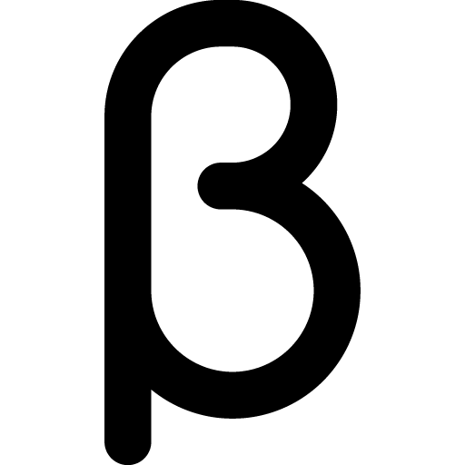 Beta icon svg png free download