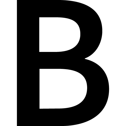 Bold icon svg png free download