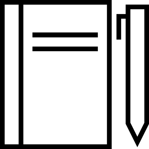 Book pen icon svg png free download