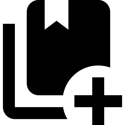 Book plus multiple icon svg png free download