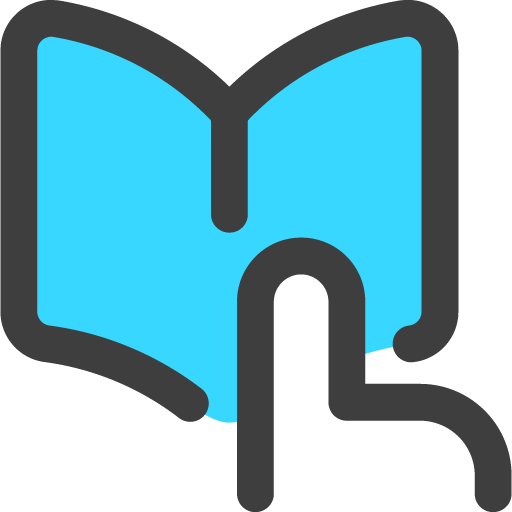 Book reading icon svg png free download