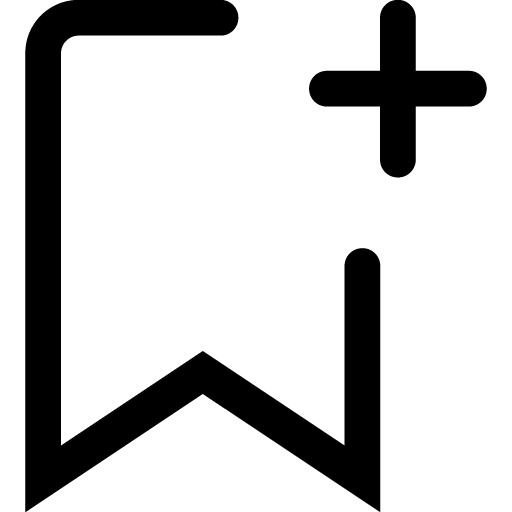 Bookmark plus icon svg png free download - 2