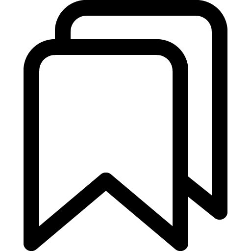 Bookmarks outline icon svg png free download