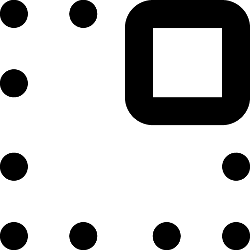 Box align top right icon svg png free download