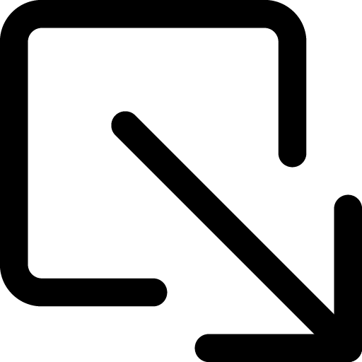 Box arrow down right icon svg png free download