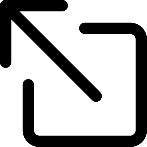 Box arrow up left icon svg png free download