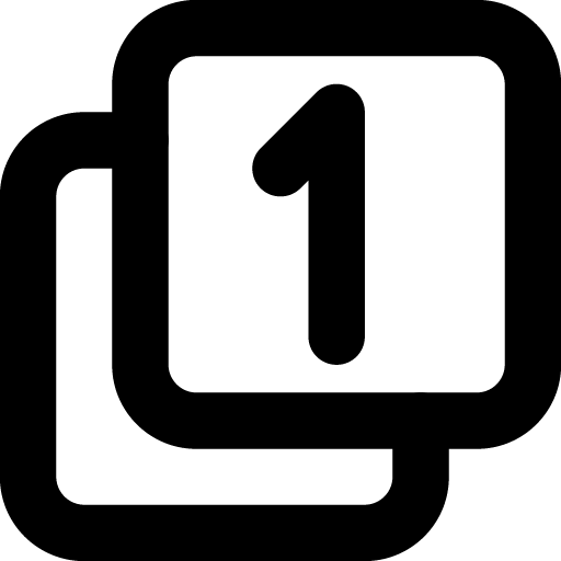 box multiple 1 icon - Download free