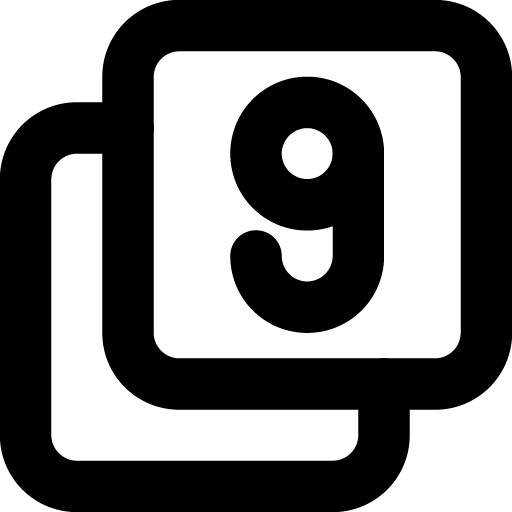 Box multiple 9 icon svg png free download