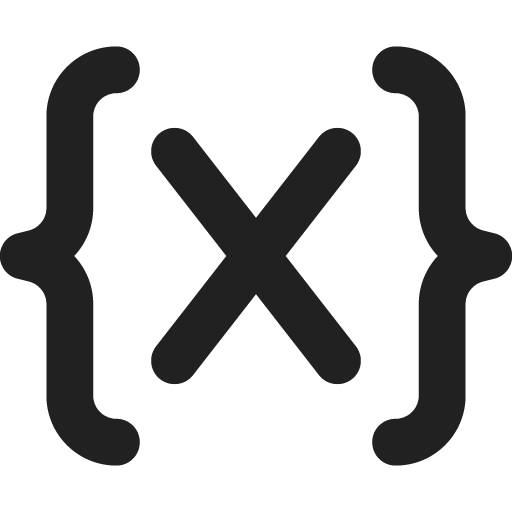 Braces variable icon svg png free download