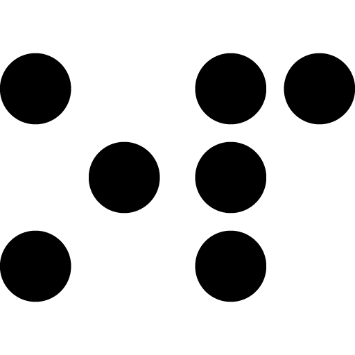 Braille icon svg png free download - 7