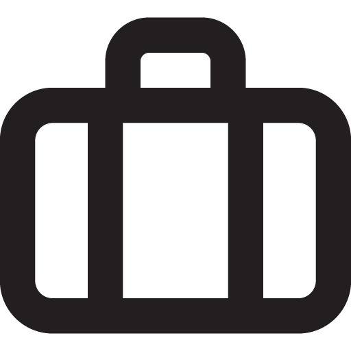 Briefcase outline icon svg png free download - 2
