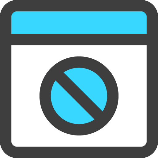 Browser block icon svg png free download