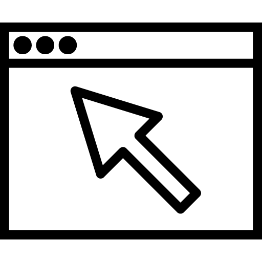 Browser cursor icon svg png free download