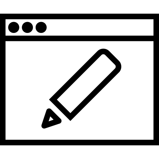 Browser edit icon svg png free download