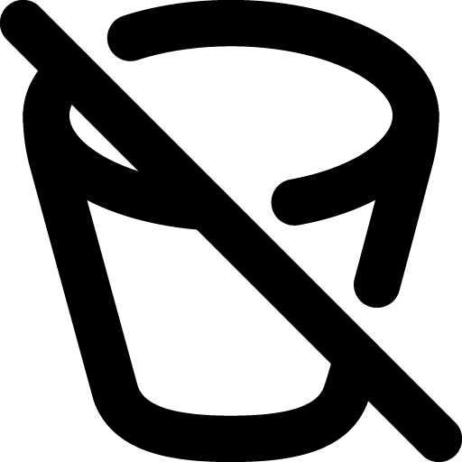 Bucket off icon svg png free download