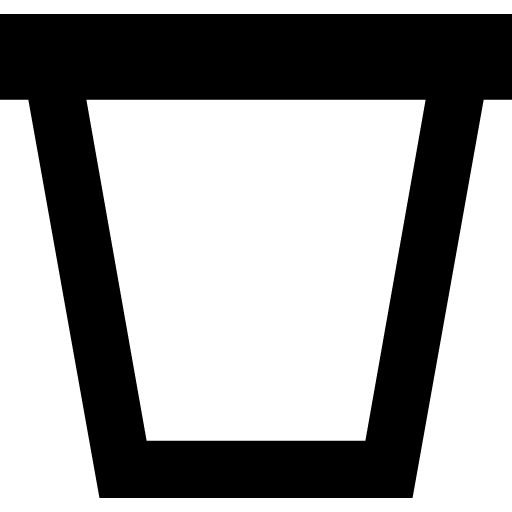 Bucket outline icon svg png free download