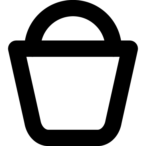 Bucket icon svg png free download - 3