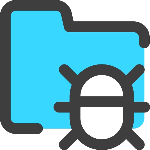 Bug virus folder icon svg png free download Bug virus folder icon svg png free download