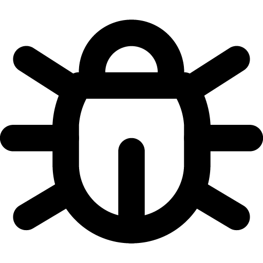 Bug icon svg png free download - 14