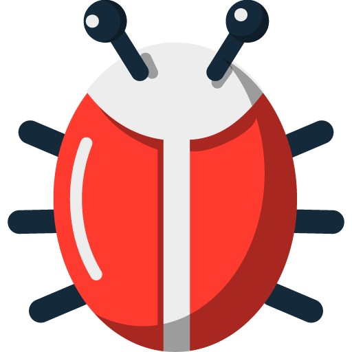 Bug icon svg png free download - 24