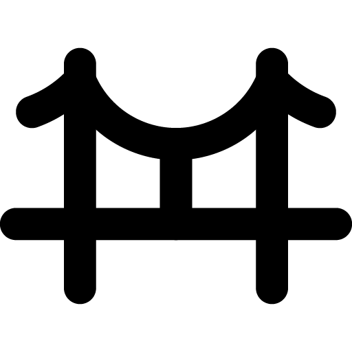 Building bridge icon svg png free download