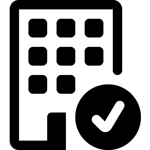 Building check icon svg png free download