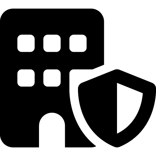 Building shield icon svg png free download