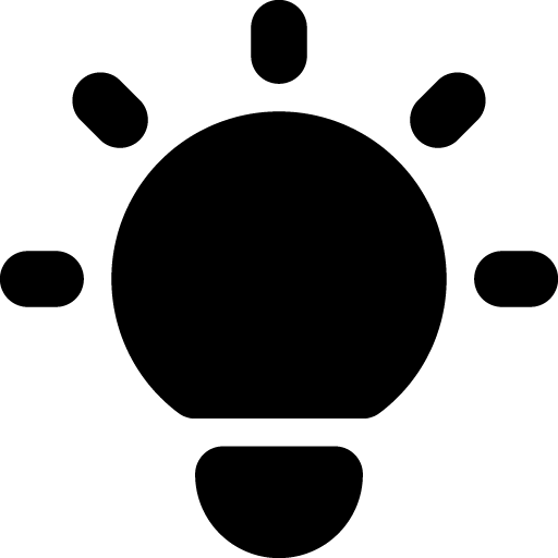 Bulb filled icon svg png free download