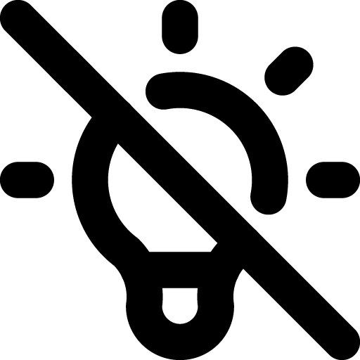Bulb off icon svg png free download - 2